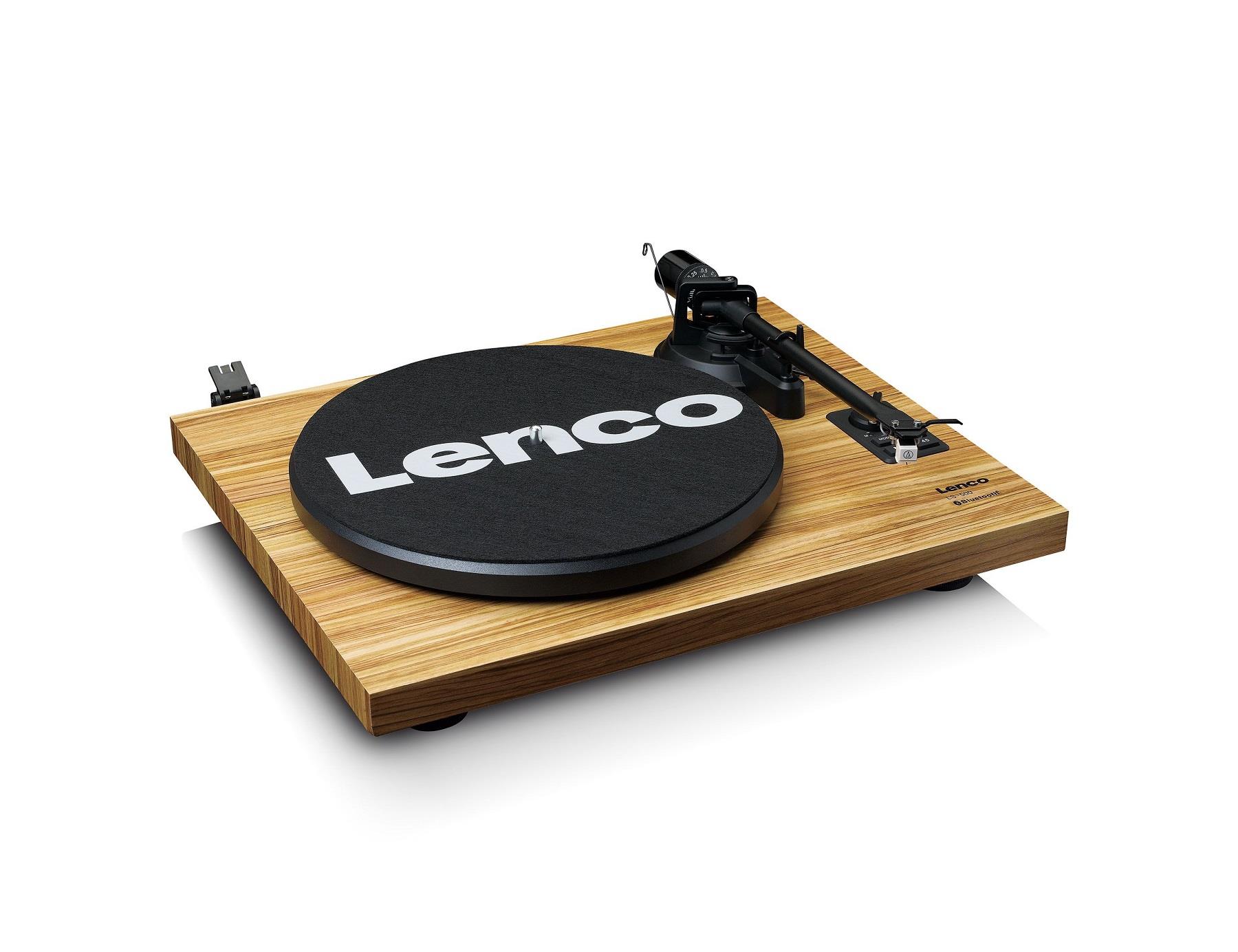 Lenco LS-500 Ahşap Bluetoothlu Pikap Plak Çalar - Doppler Karaoke