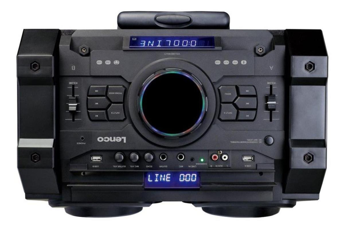 Lenco PMX-350 DJ Mixer Seyyar Ses Sistemi Trolley Speaker Mixer ...